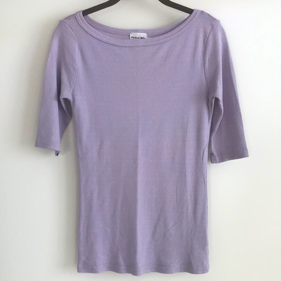 Michael Stars | Tops | Michael Stars 34 Sleeved Top | Poshmark